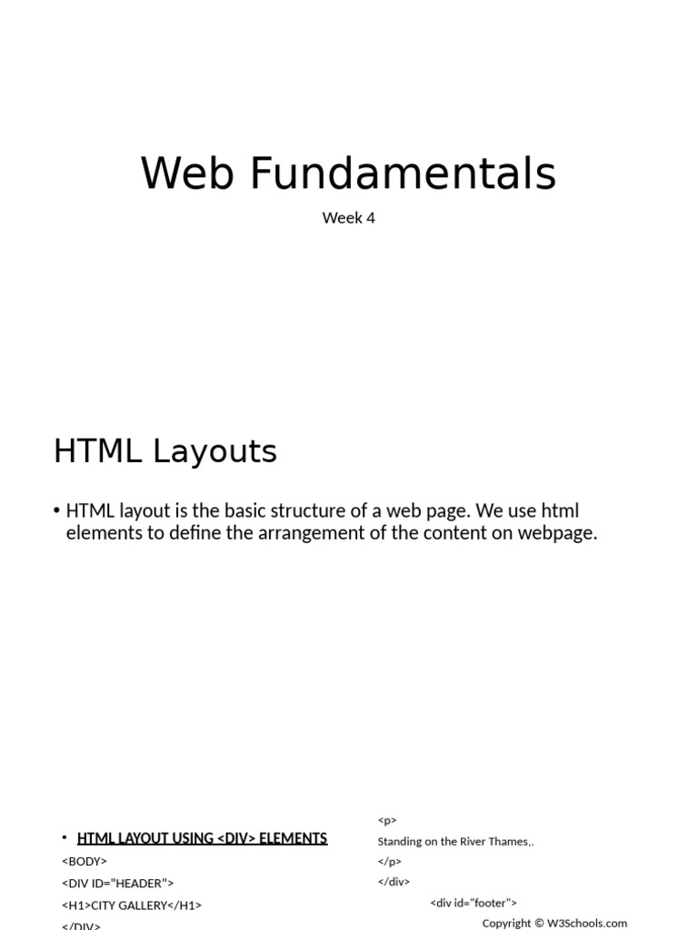 HTML Layouts and Forms Explained | PDF | Html Element | Html