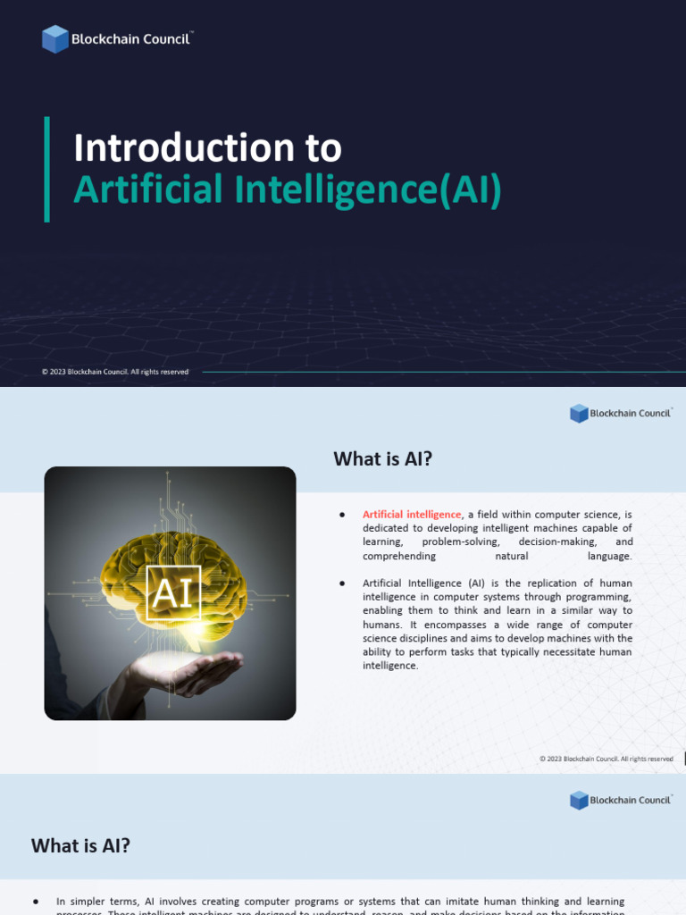 Understanding Artificial Intelligence Basics | PDF | Artificial ...