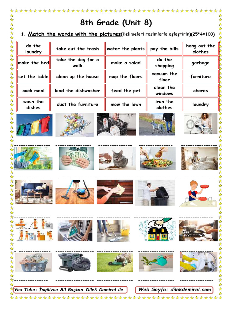 Class Unit 8 Worksheet DD | PDF | Housekeeping | Secondary Sector Of The Economy