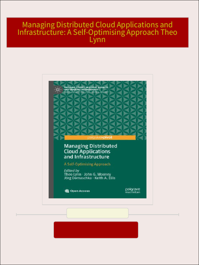 Instant download Managing Distributed Cloud Applications and ... Instant download Managing Distributed Cloud Applications and ...