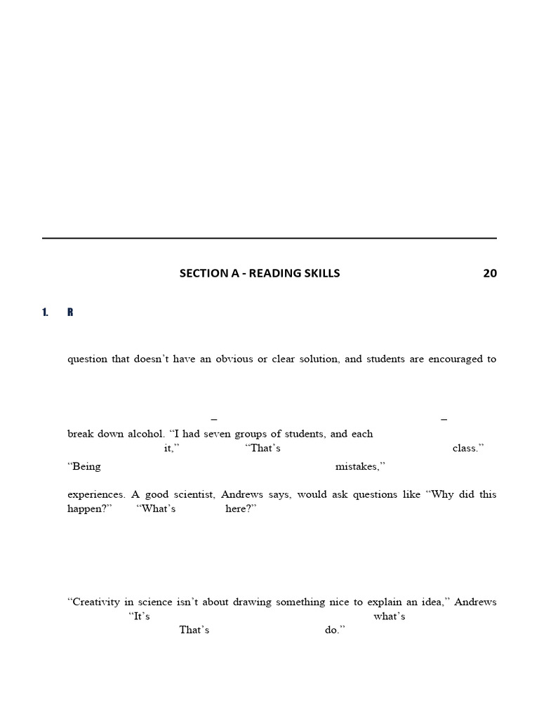 PEB Sample Paper 04 | PDF | Coral Reef | Climate Change
