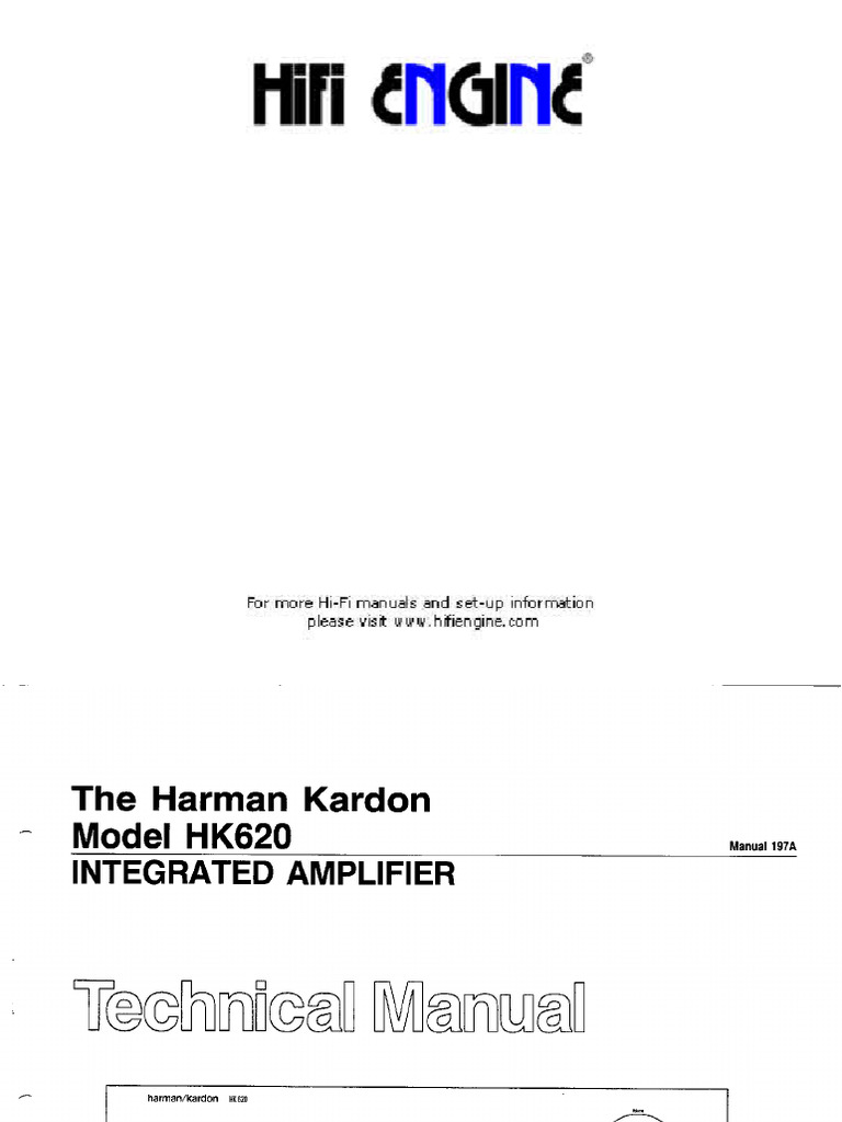 Harman Kardon hk620 SM | PDF