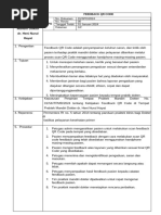 SOP Feedback QR Code | PDF | Bisnis | Pengelolaan Keuangan & Uang