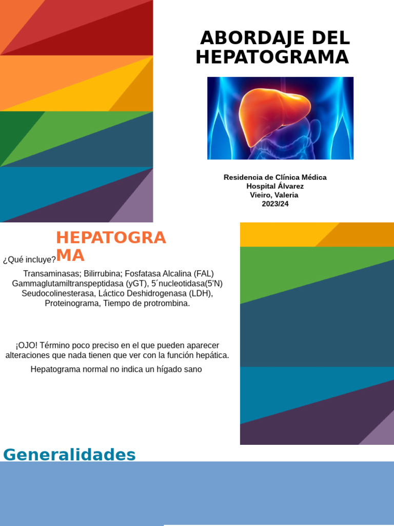 Abordaje Del Hepatograma | PDF | Transaminasa | Medicina CLINICA