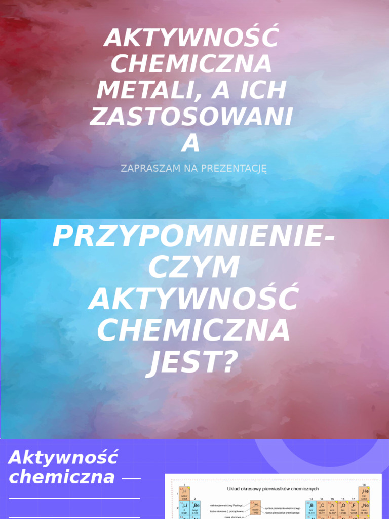 Prezentacja-chemia | PDF