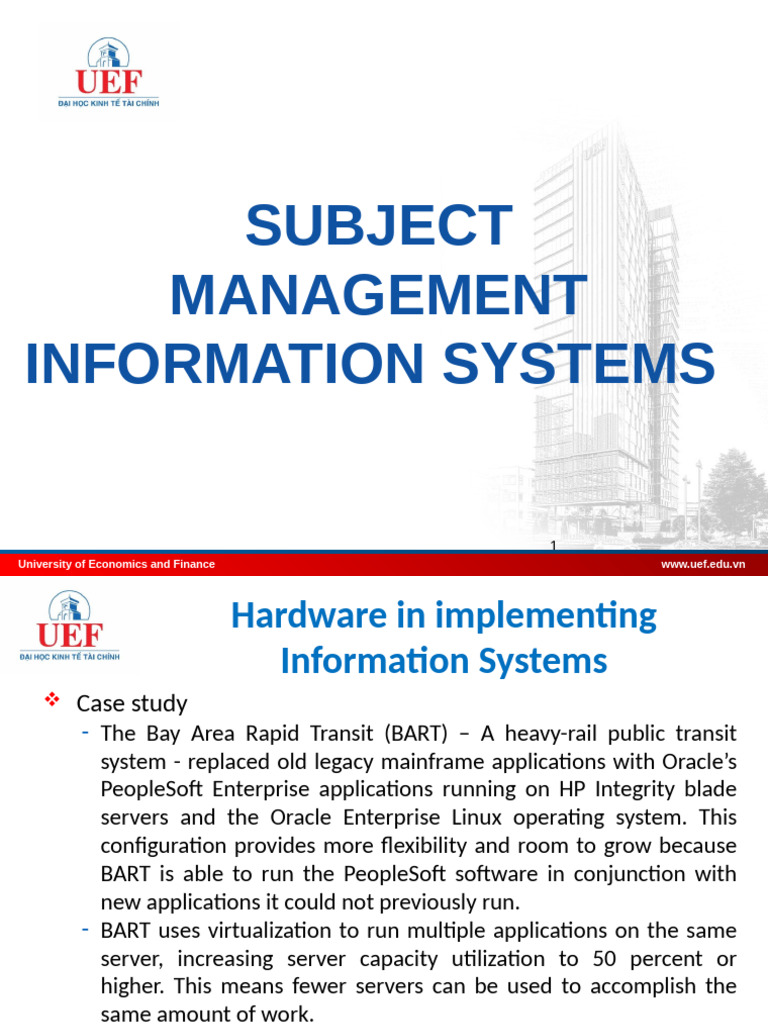 Hardware in Implementing Information Systems | PDF | Computer Hardware ...