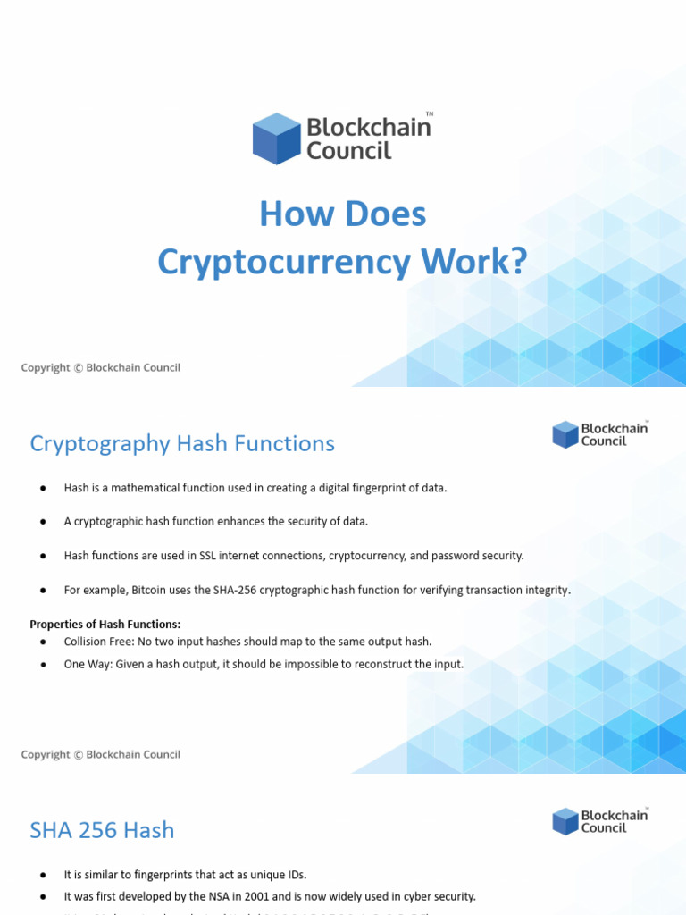 1.3 How Does Cryptocurrency Work_New Background | PDF | Key ...