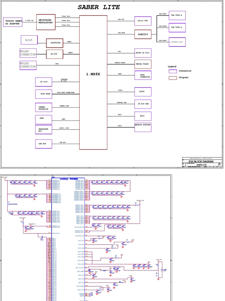 SABRE Lite Rev C Schematics | PDF | Usb | Secure Digital