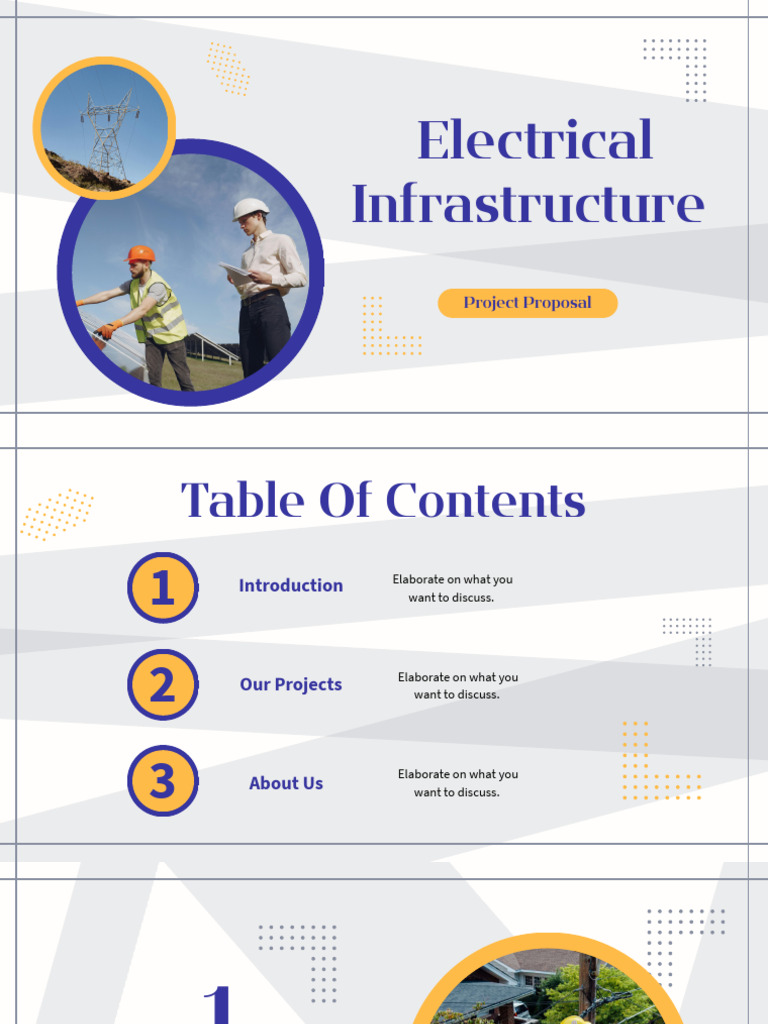 Copy of Electrical Infrastructure Project Proposal | PDF