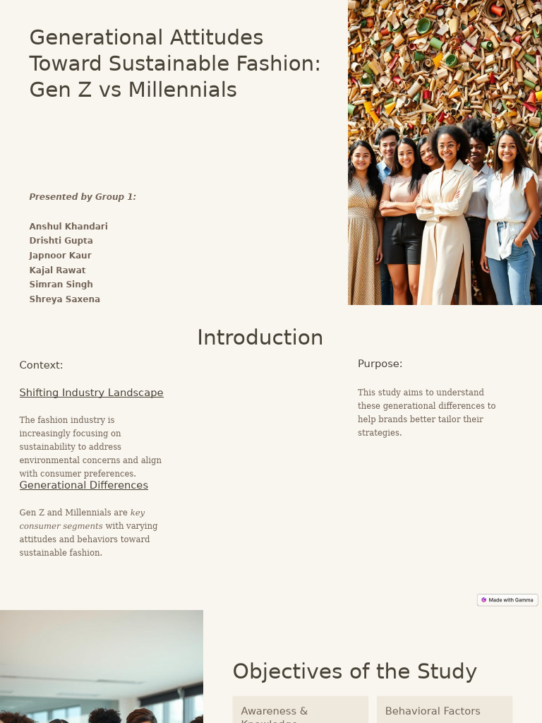 Generational-Attitudes-Toward-Sustainable-Fashion-Gen-Z-vs-Millennials (GRP 1) | PDF | Behavior ...