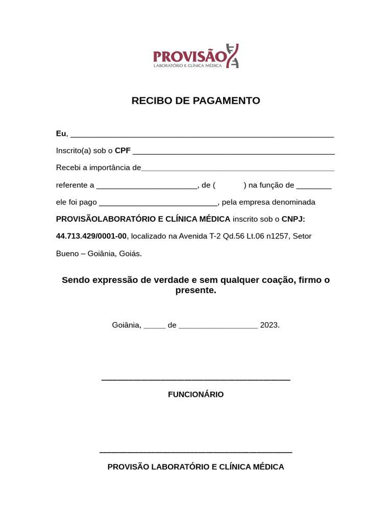 Recibo de Pagamento (Funcionário) | PDF