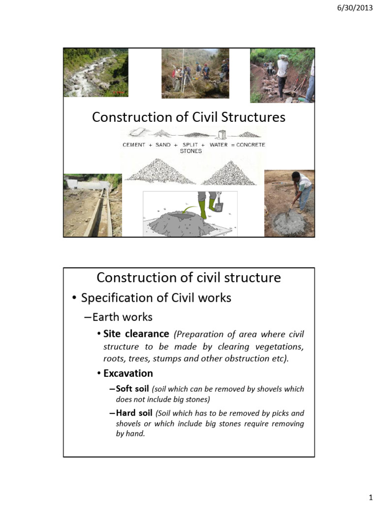 5. Construction of Civil Structures | PDF | Concrete | Masonry