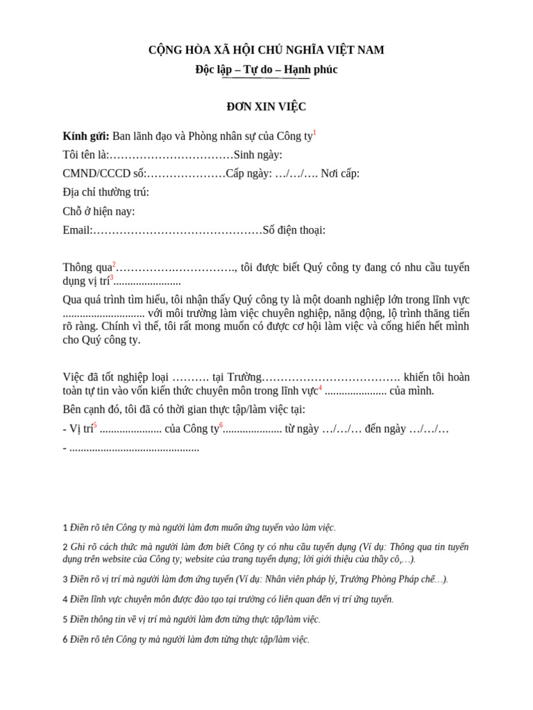 mau-don-xin-viec-2024 | PDF