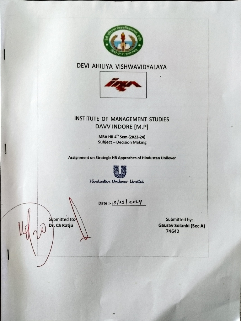 POM Project Sample 1 | PDF