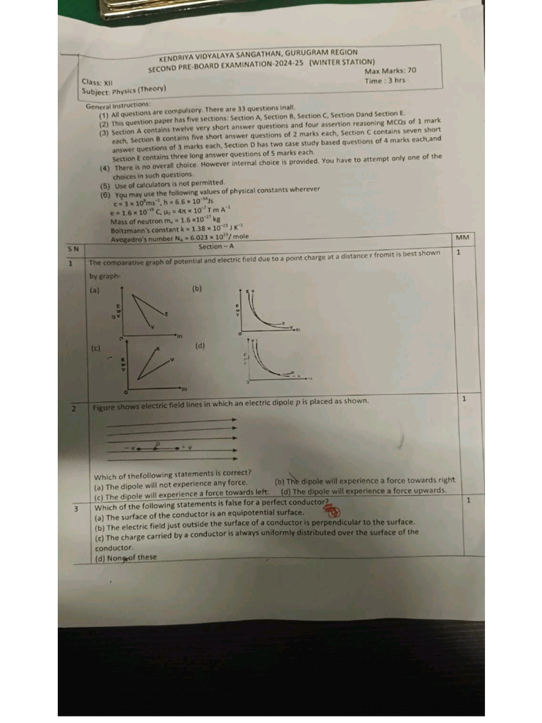 2nd Pre board _102333 | PDF