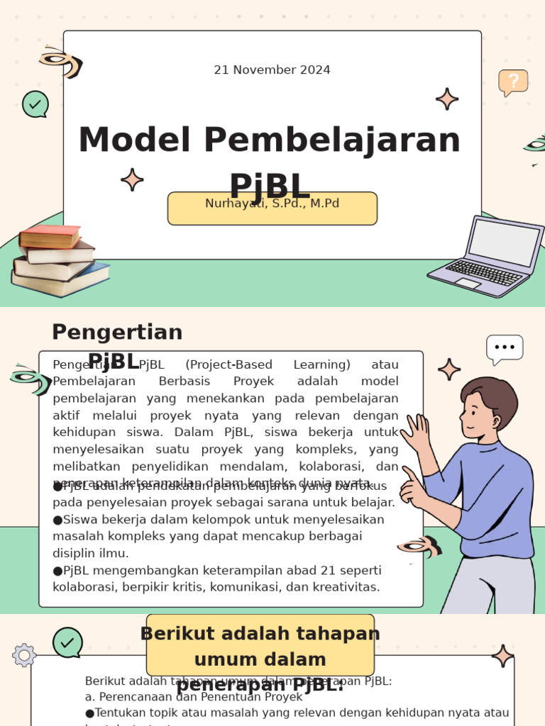Model Pembelajaran PjBL | PDF