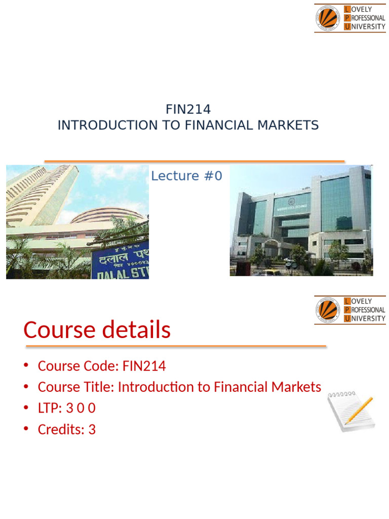 Fin214 Zero Lecture2 | PDF | Securities (Finance) | Stocks