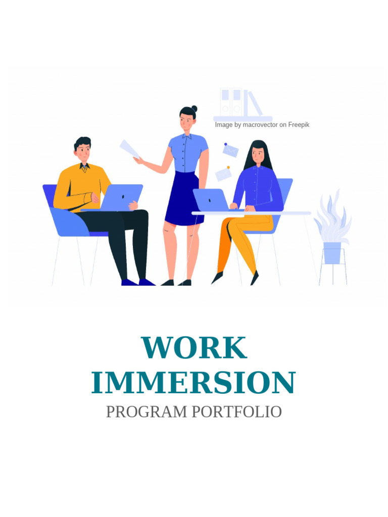 Work Immersion Portfolio | PDF