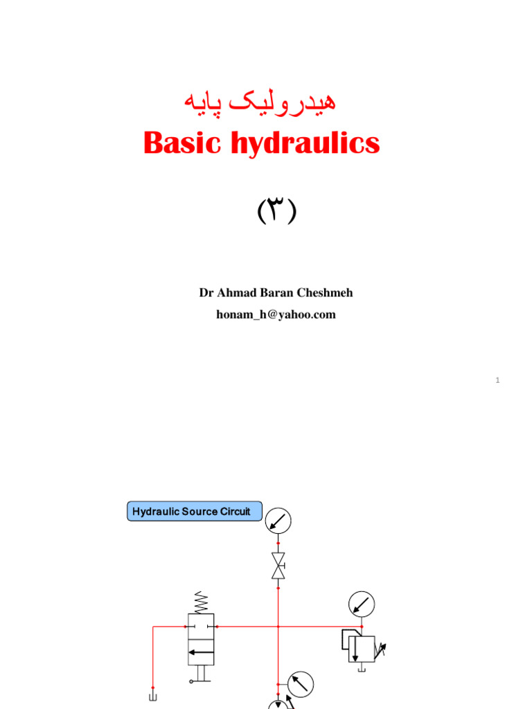 basic hydraulics 3pdf | PDF | Vehicle Technology | Machines