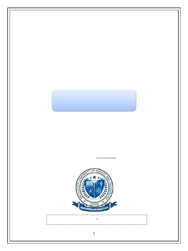 Template - SIWES REPORT | PDF