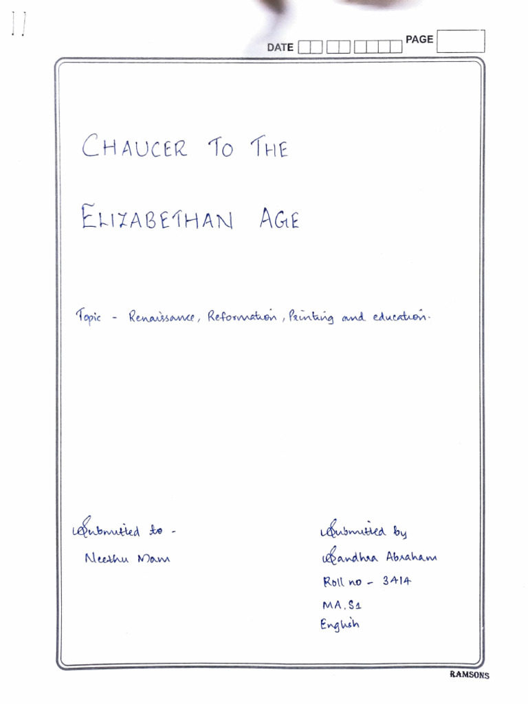 Age of Chaucer | PDF