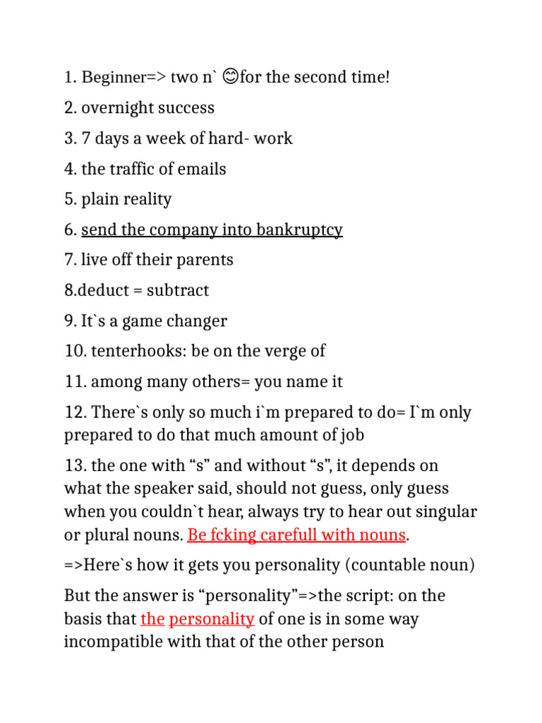 Iwtkms Stupid Mistakes That I Made While Listening | PDF