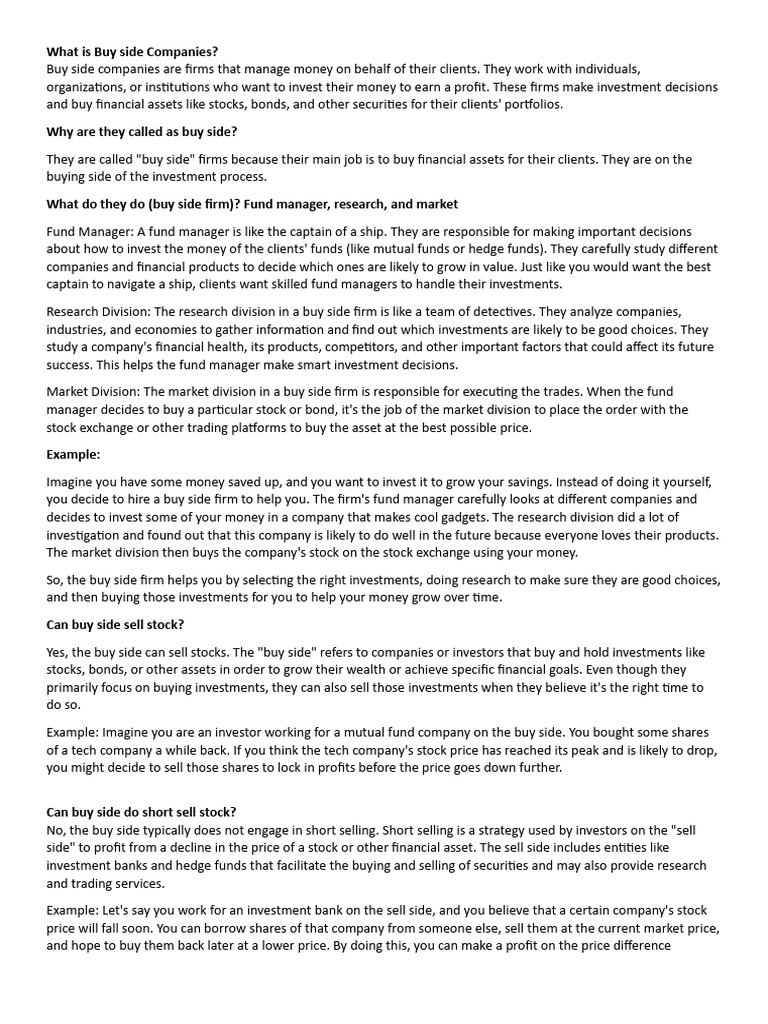 Investment Banking Notes | PDF | Goodwill (Accounting) | Depreciation