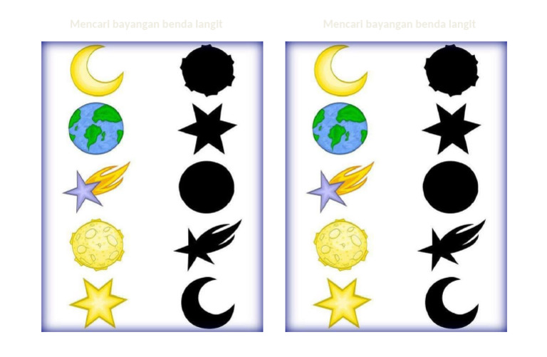 Lembar Kerja Tak Paud Tema Benda Langit Pdf