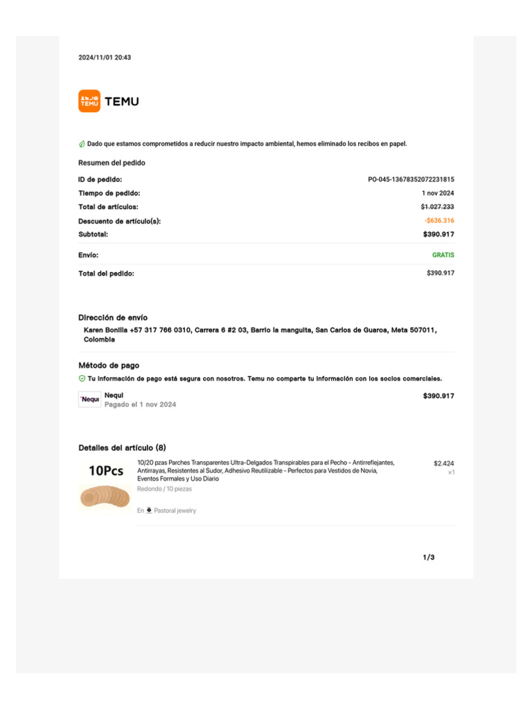 Print for TEMU | PDF