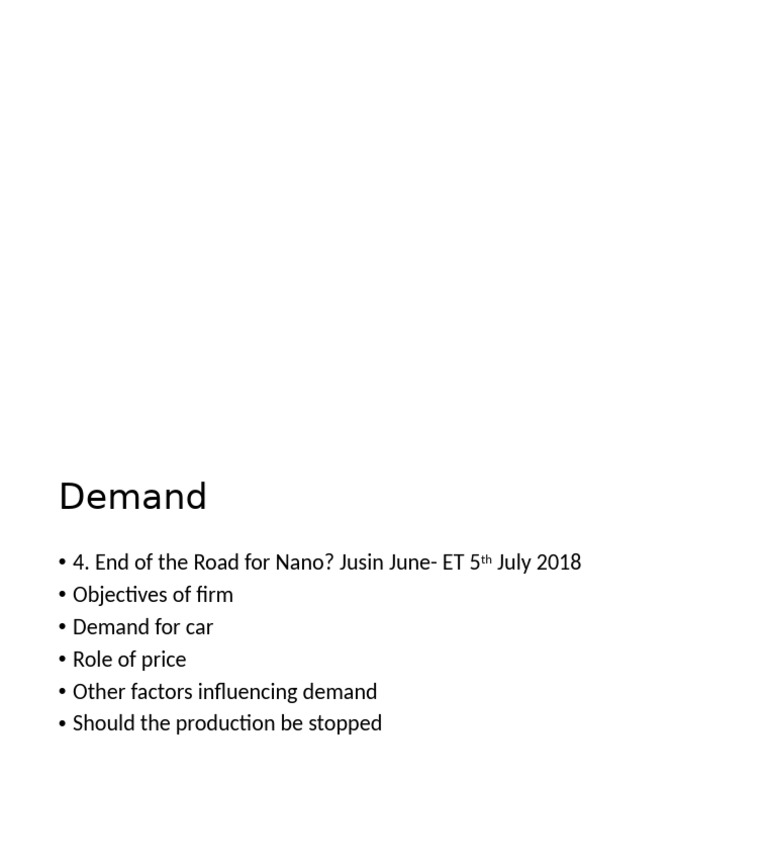 Demand | PDF