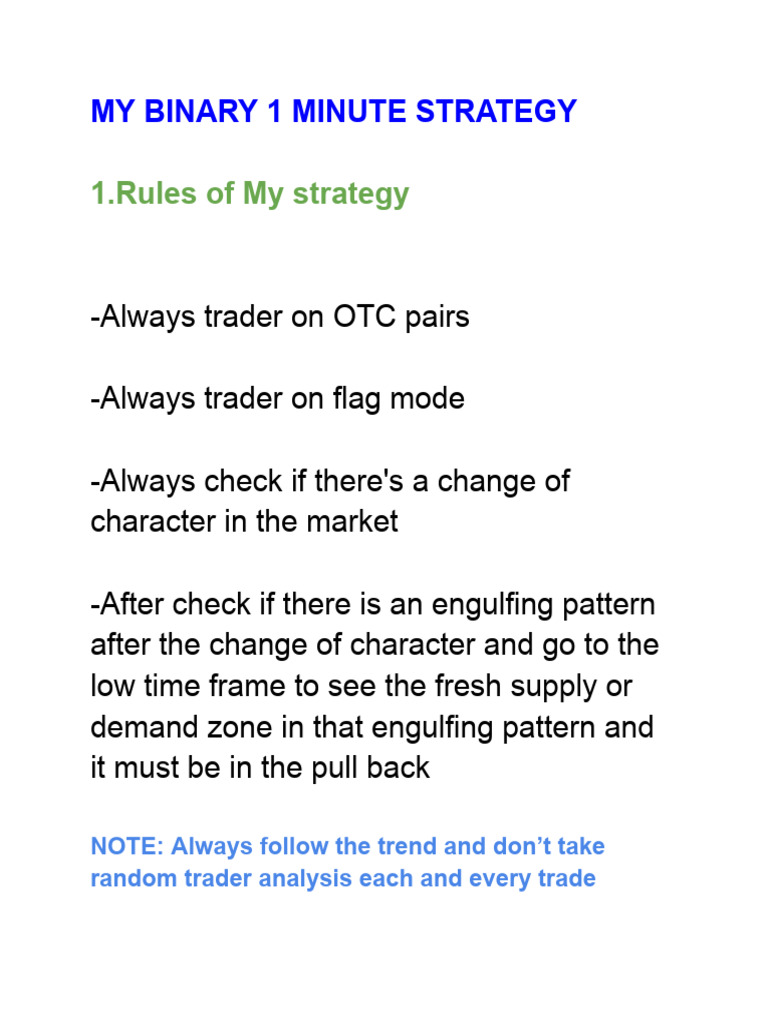 My Trading Guide and Plan Memo | PDF