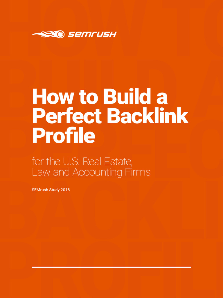 How To Build Perfect Backlink Profile | PDF | Search Engine ...