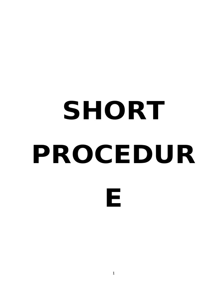 lab short procedure. | PDF | Ph | Titration