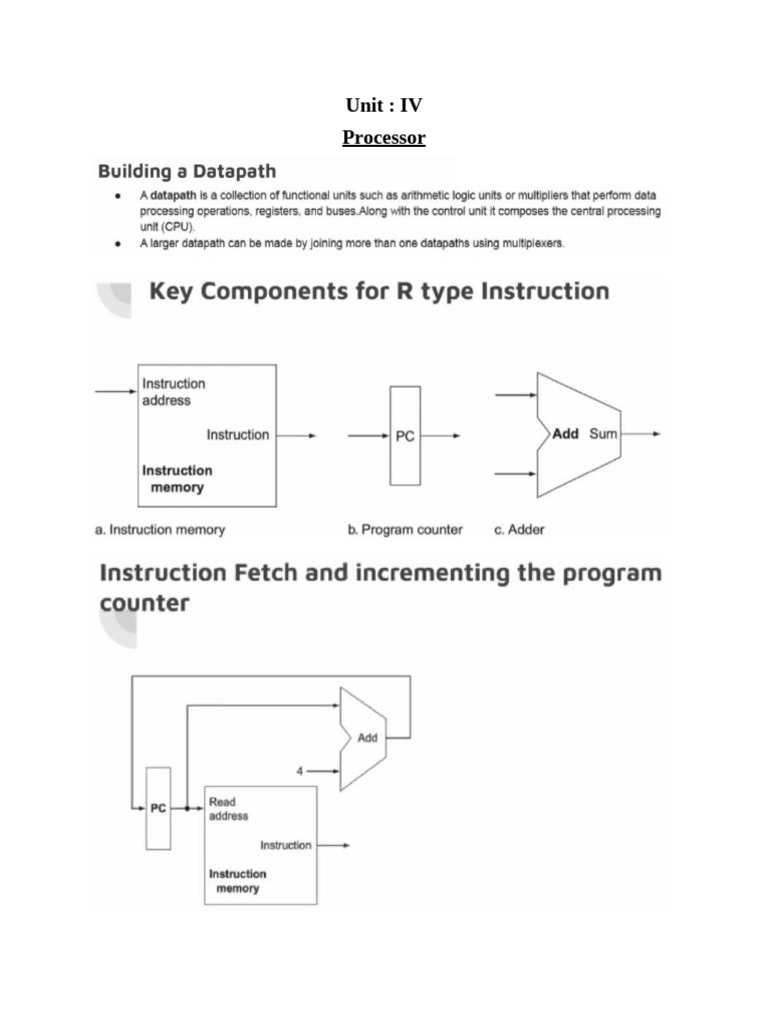 Unit 4 DPCO Building a data path | PDF Unit 4 DPCO Building a data path | PDF