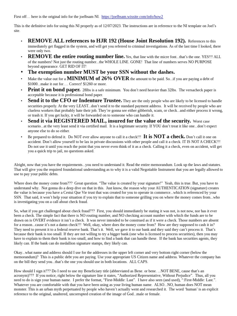 Certified Funds Template For Negotiable Instrument | PDF