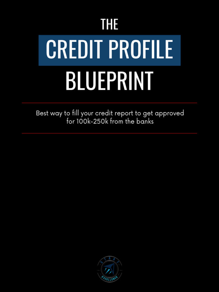 The Credit Profile Blueprint PDF | PDF | Credit Card | Loans