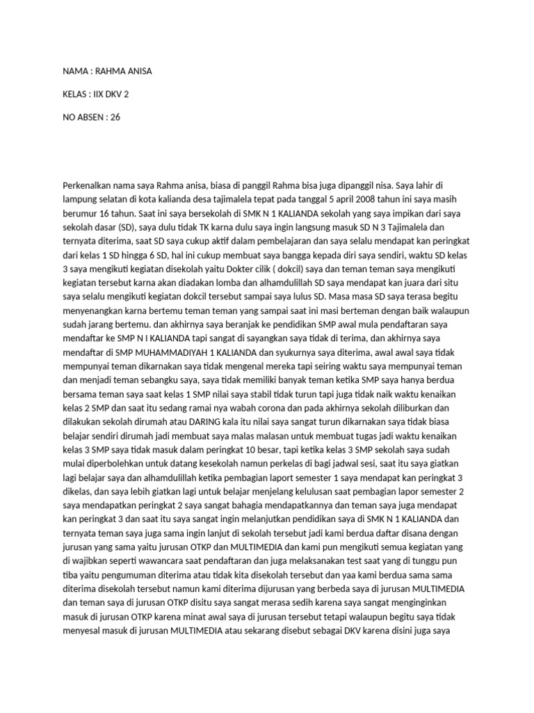 Rahma Anisa P5 | PDF