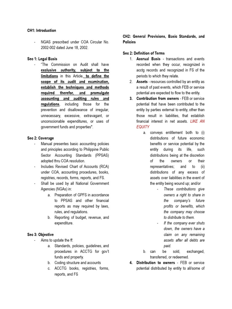 AGNPO: CH1-6 Advance Notes | PDF | Taxes | Expense
