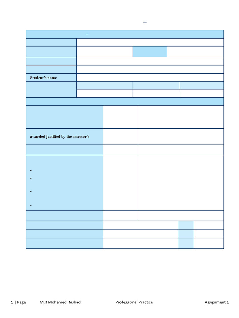 Unit 03 Professional Practice | PDF | Cognition