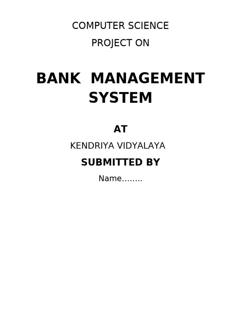 GROUP 1(PRITHVI) CS PROJECT BANK Management | PDF | Python (Programming Language) | Computer ...