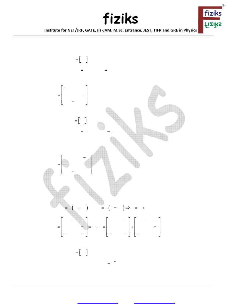 F Symmetric Skew Symmetric And Orthogonal Matrices Pdf Matrix Mathematics Functions