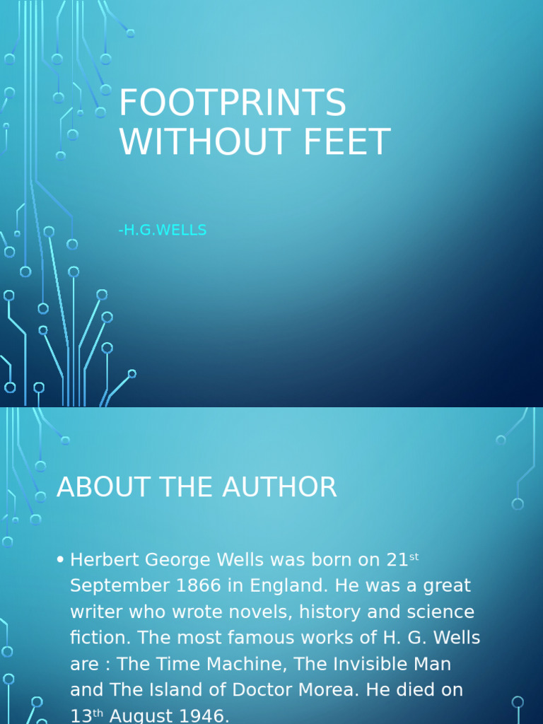 Footprints Without Feet | PDF