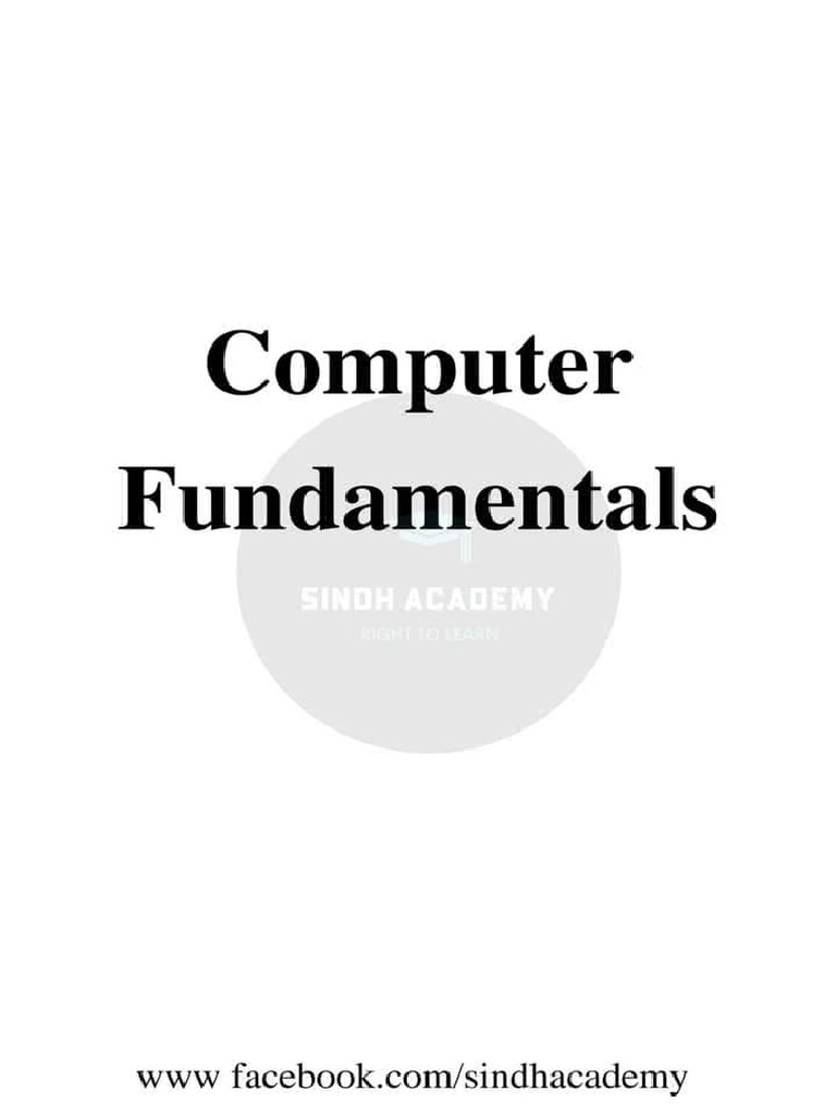 Computer Fundamentals | PDF