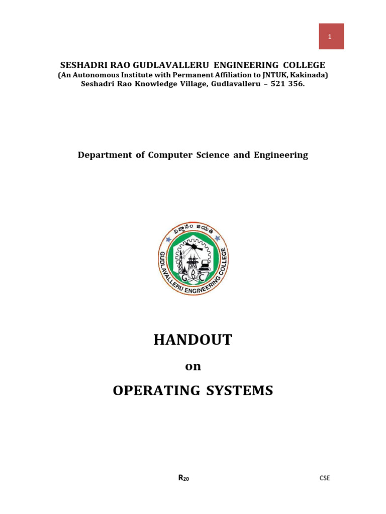 UNIT-1 | PDF | Operating System | Kernel (Operating System)