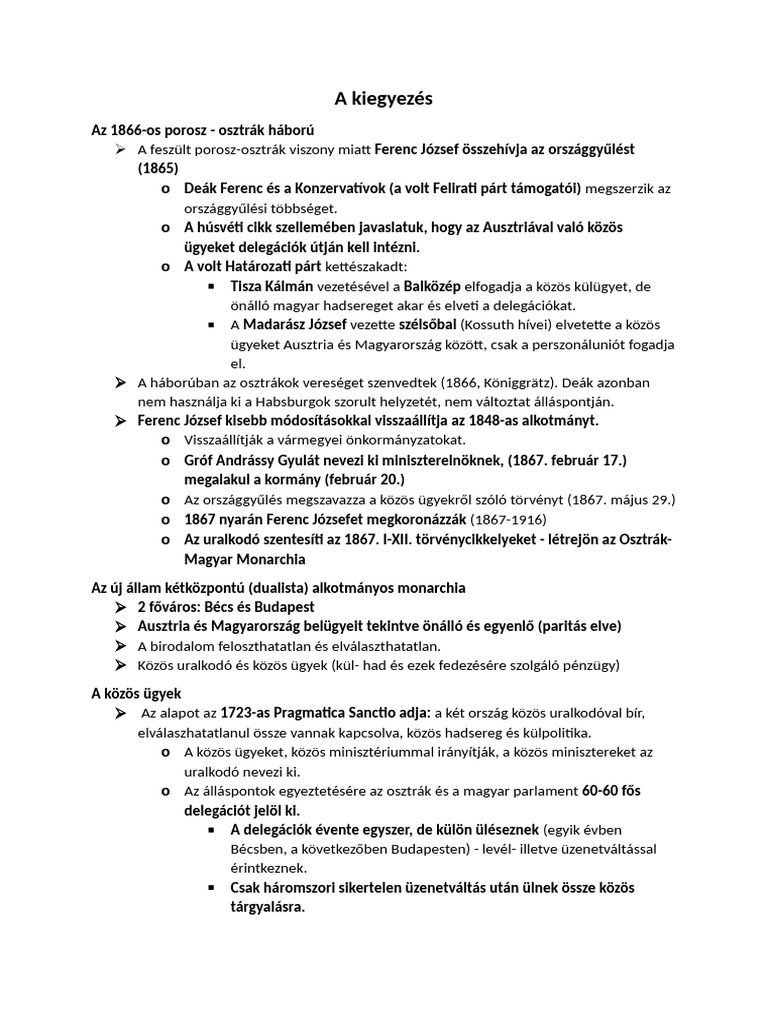 3. A Kiegyezés_fb6bdb4f-7c34-4eda-8f08-de15b945564d | PDF