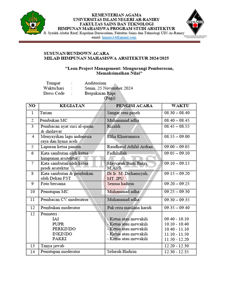 Rundown Milad Himars 2024 | PDF