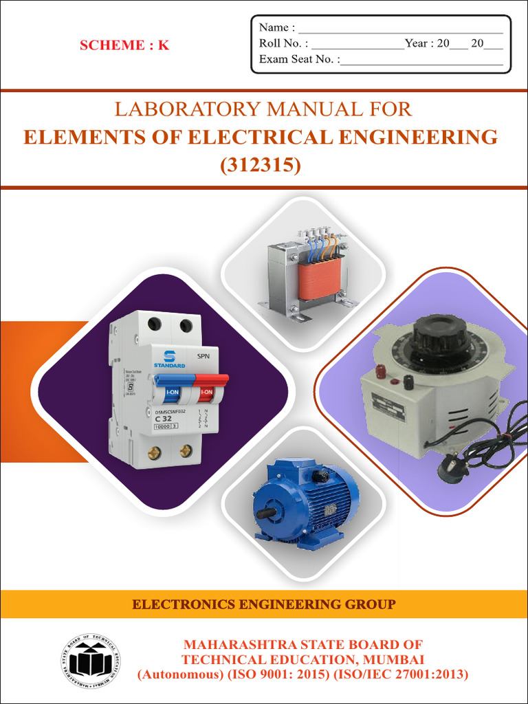 312315 Manual - Elements of Electrical Engineering 1 | PDF ...