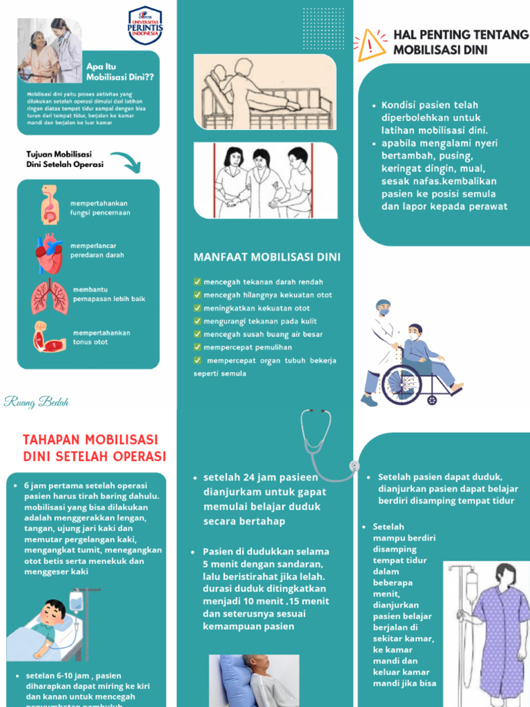 Mobilisasi Dini Pasca Operasi | PDF