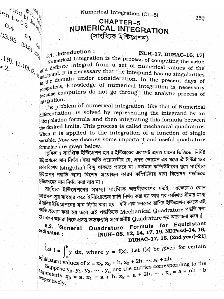 4. Numerical Integration | PDF