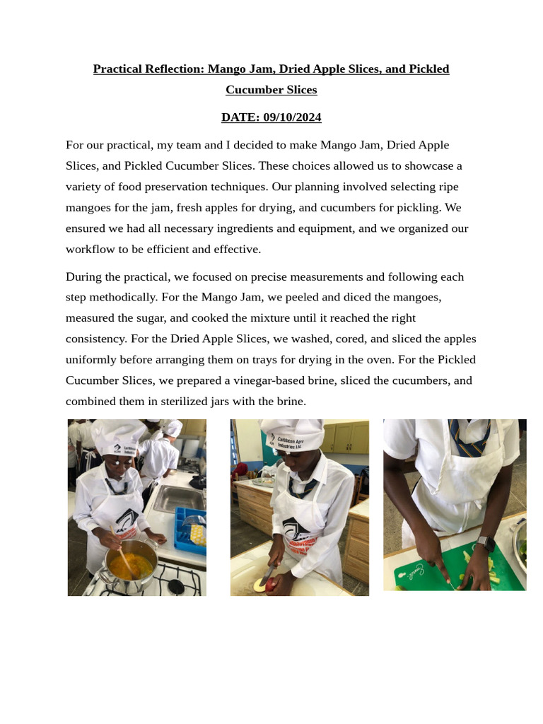 Jam Food and Nutrition | PDF | Pickling | Fruit Preserves